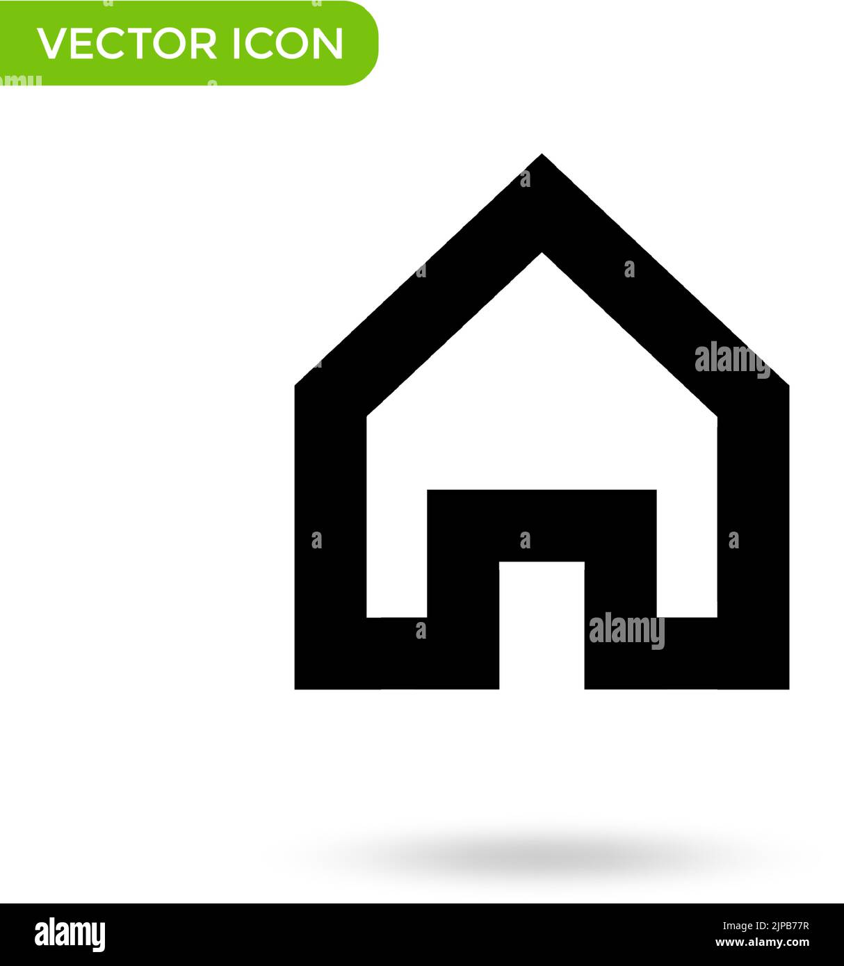 house line icon. minimal and creative icon isolated on white background ...