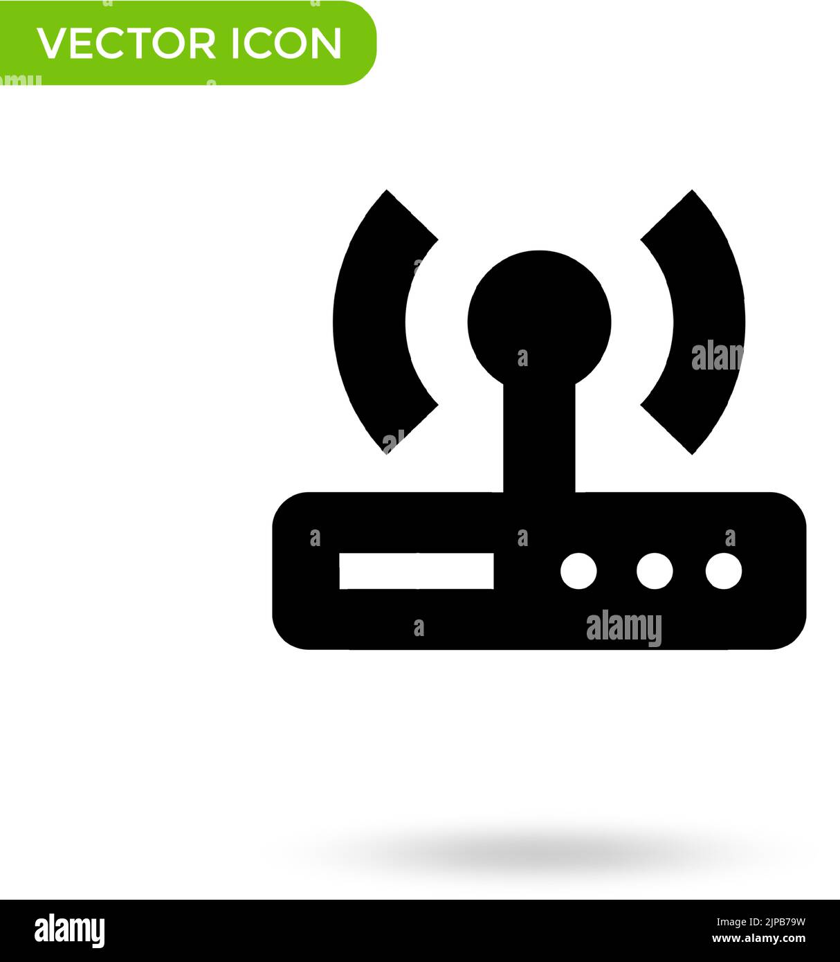 wireless router icon. minimal and creative icon isolated on white ...