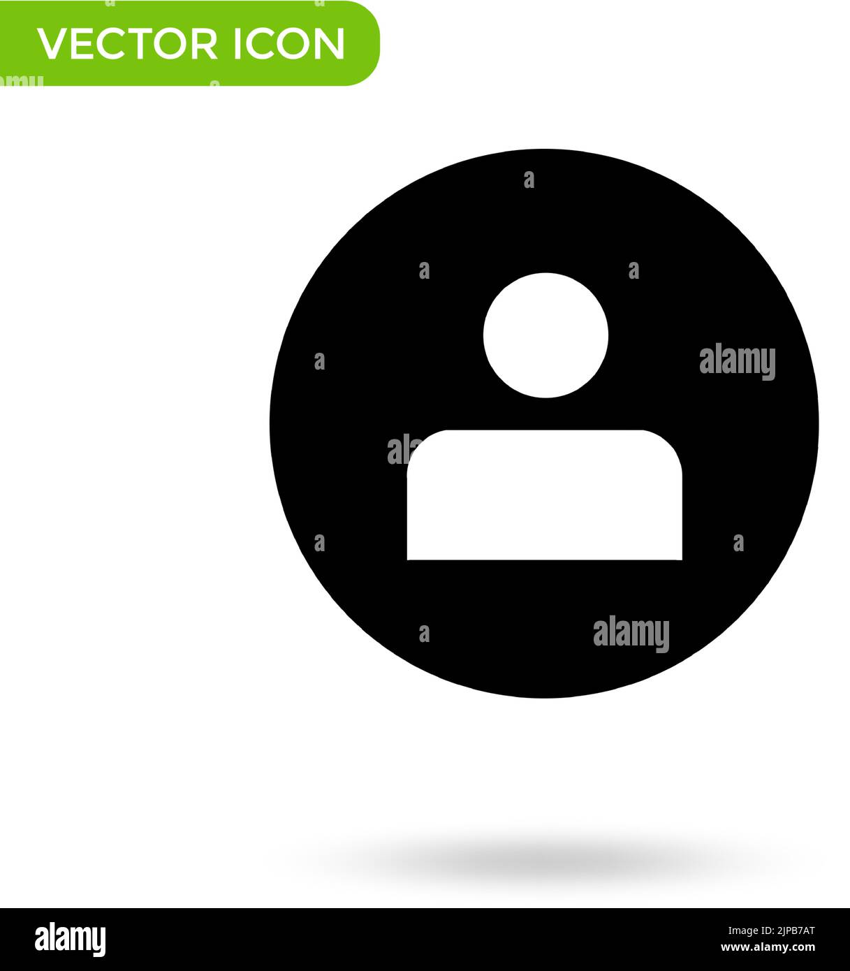 person icon. minimal and creative icon isolated on white background ...
