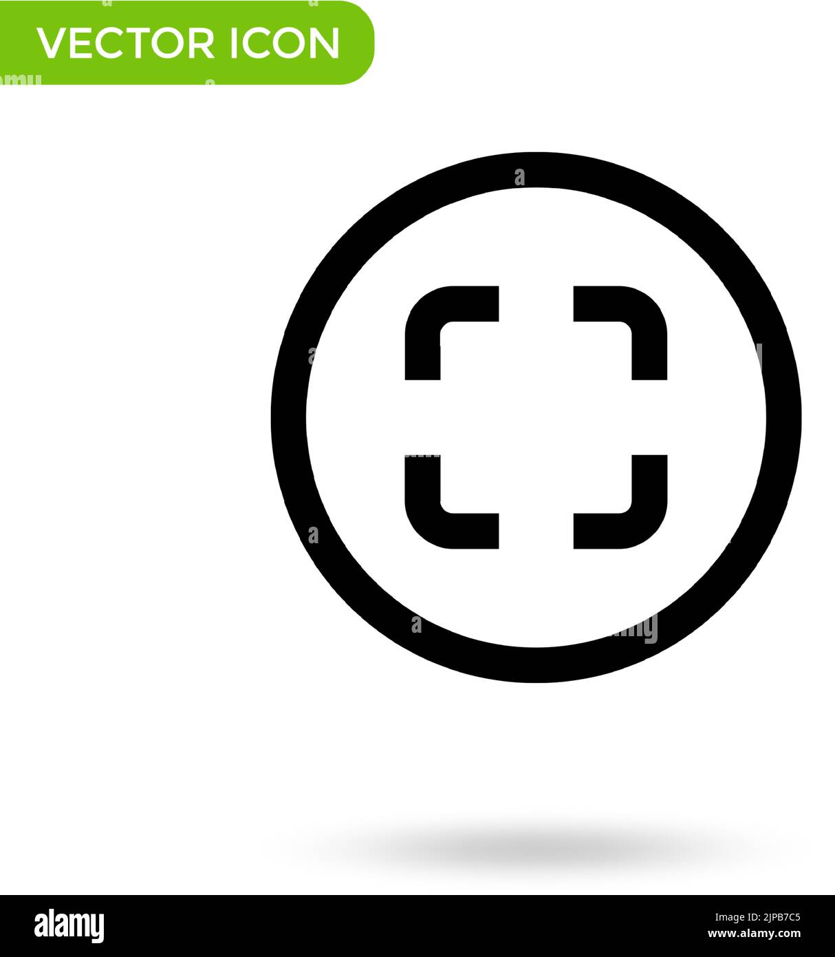 QR code scanner icon. minimal and creative icon isolated on white ...