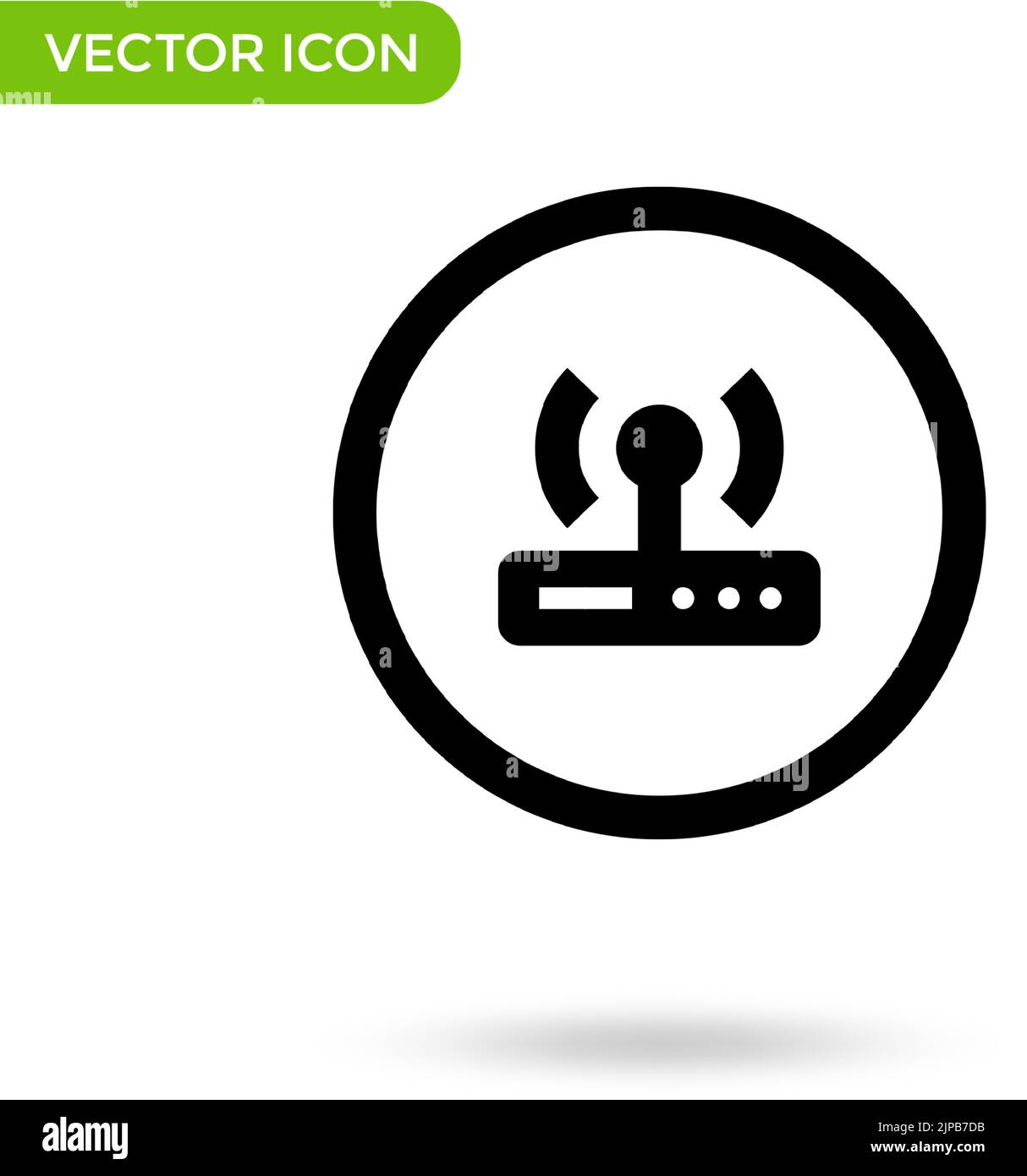 wireless router icon. minimal and creative icon isolated on white ...