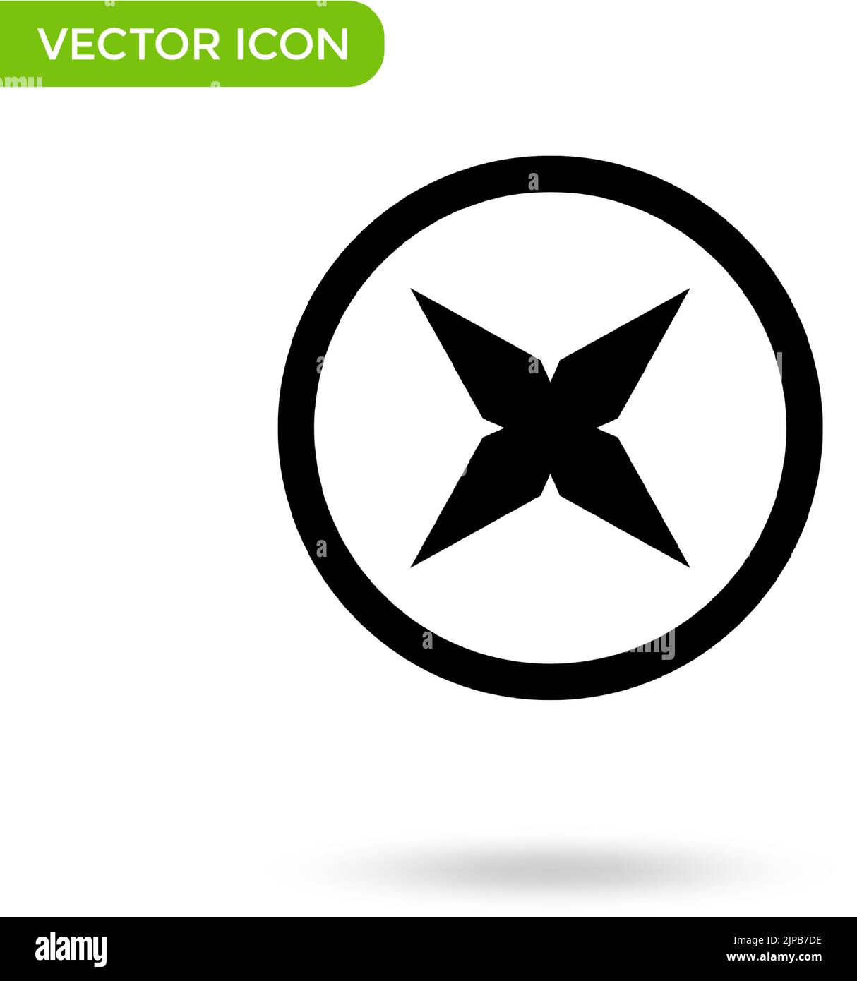 ninja star icon. minimal and creative icon isolated on white background ...