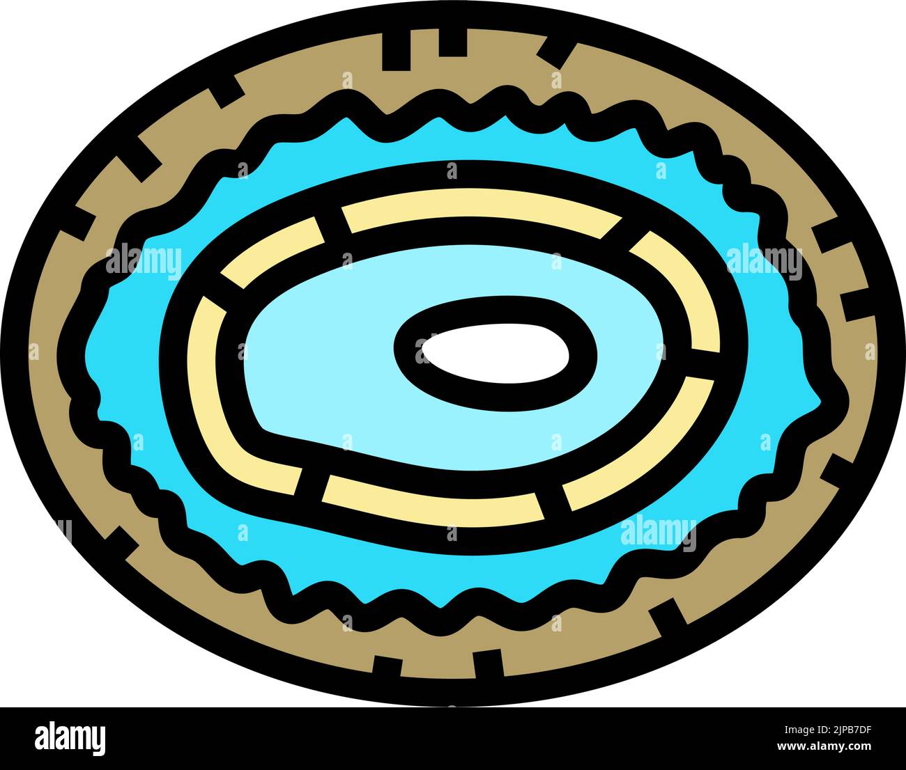 limpet sea shell beach color icon vector illustration Stock Vector ...