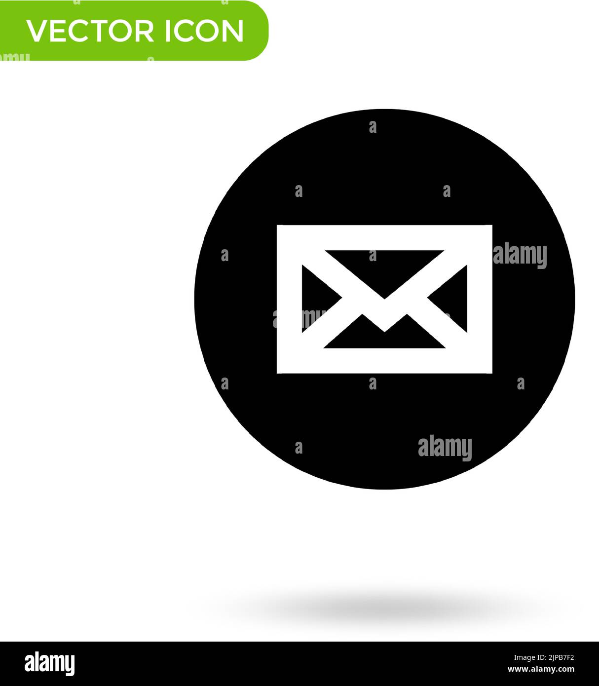 mail icon. minimal and creative icon isolated on white background ...