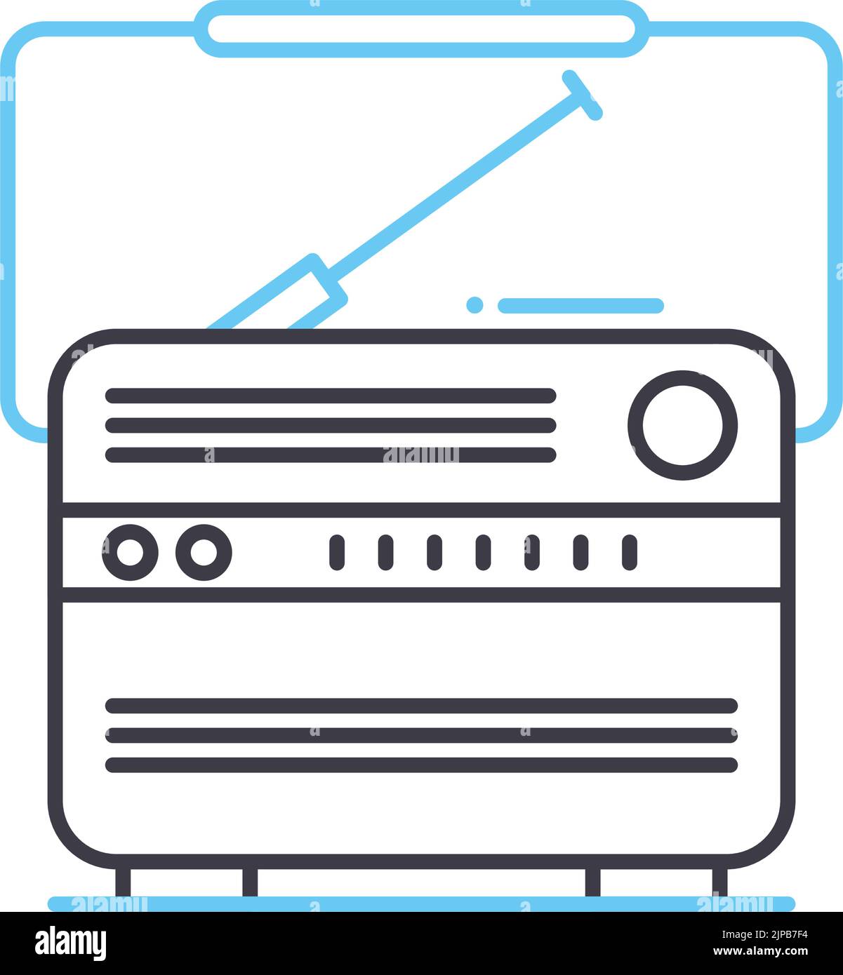 Electronic device laptop radio Cut Out Stock Images & Pictures - Alamy