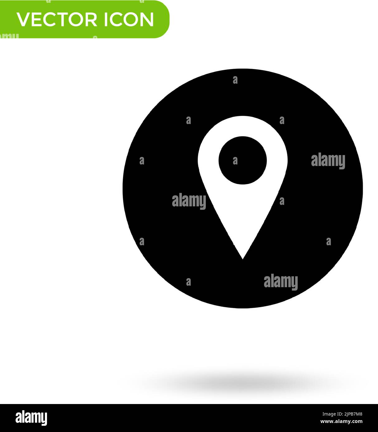 pin icon. minimal and creative icon isolated on white background ...