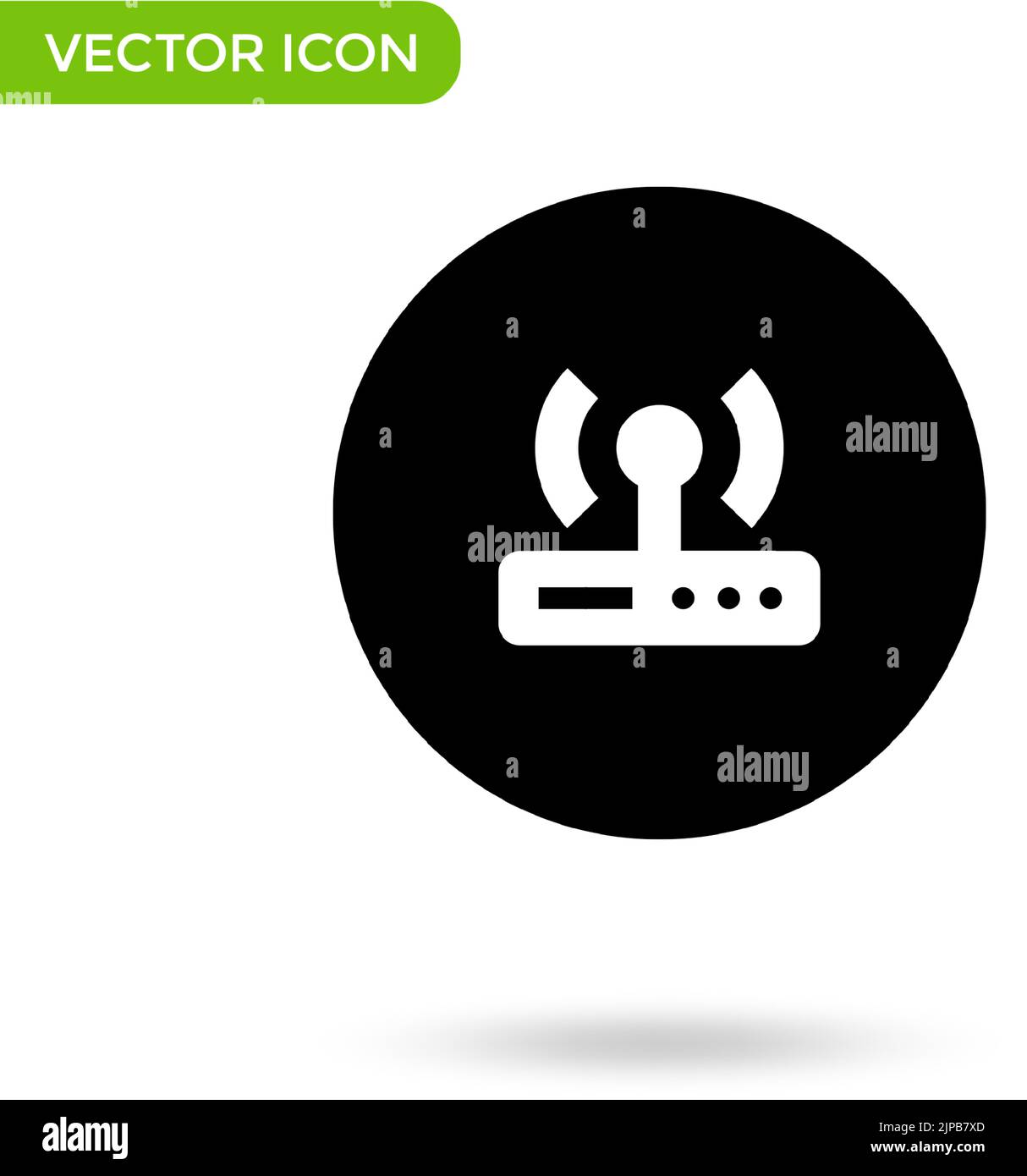 wireless router icon. minimal and creative icon isolated on white ...