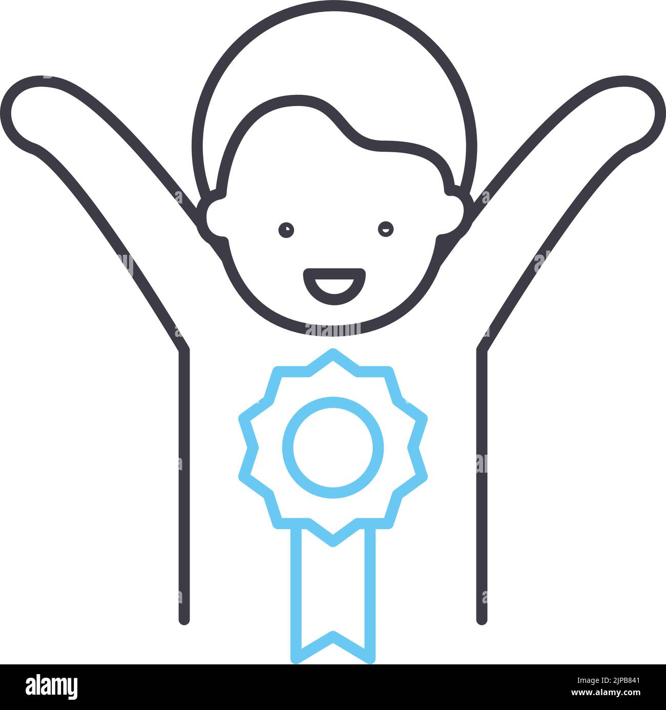 win line icon, outline symbol, vector illustration, concept sign Stock ...