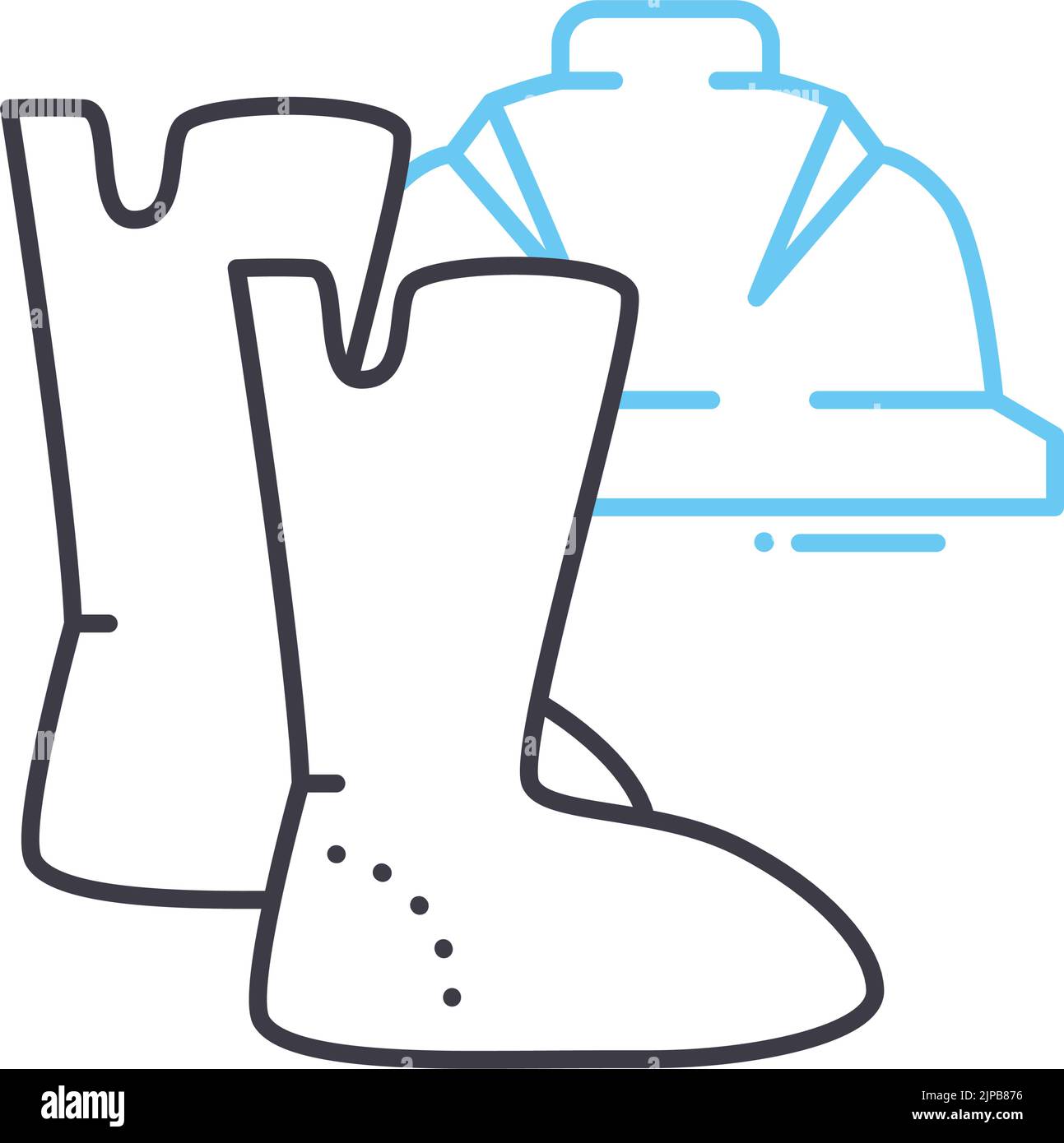 out fit line icon, outline symbol, vector illustration, concept sign ...