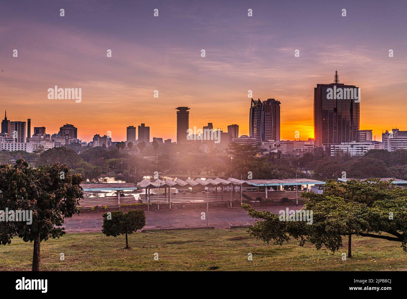 Modern Nairobi Cityscape capital city of Kenya East Africa Landscapes ...
