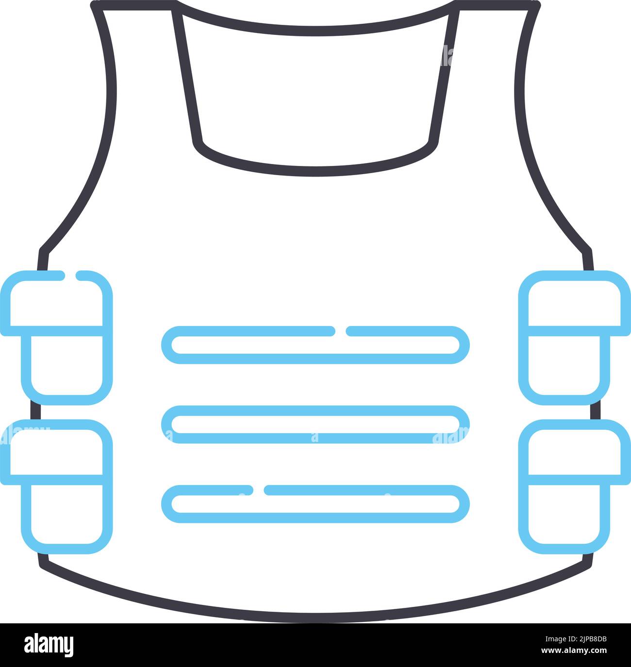 uniform line icon, outline symbol, vector illustration, concept sign ...