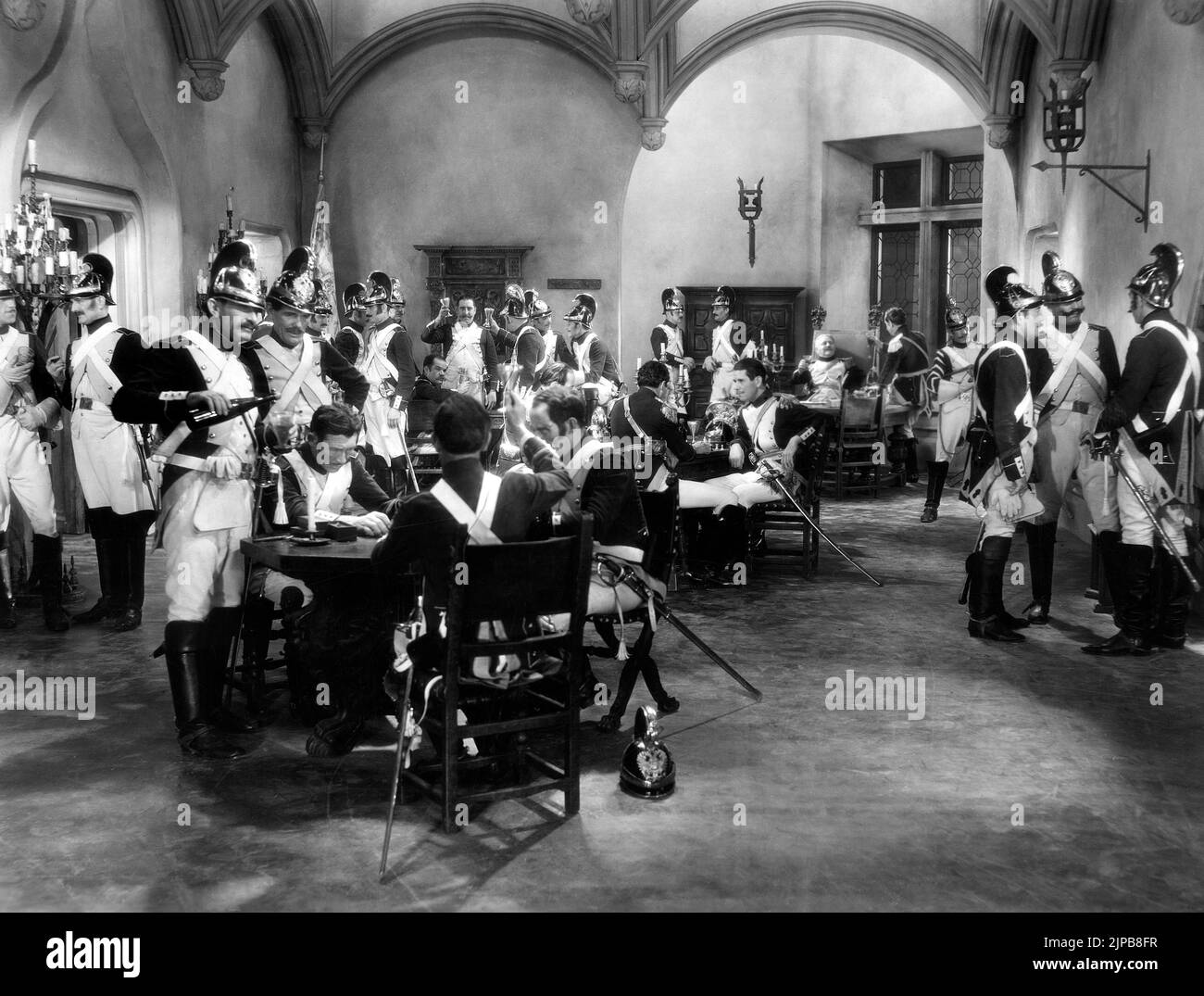 Austrian Cavalry Regiment, on-set of the Film, "Bride of the Regiment ...