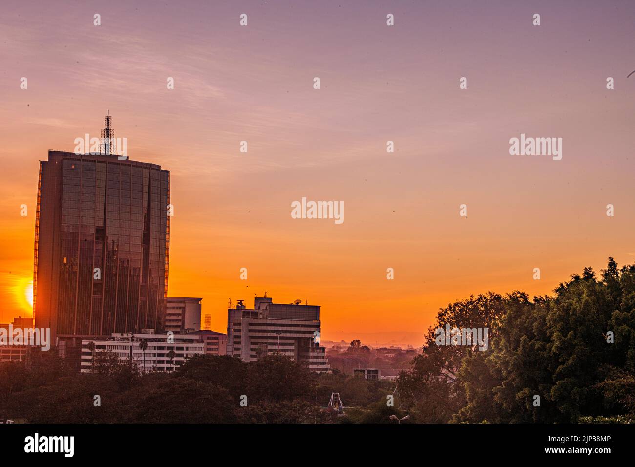 Modern Nairobi Cityscape capital city of Kenya East Africa Landscapes ...