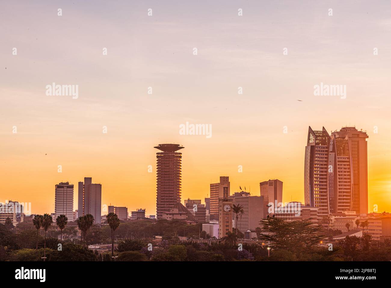 Modern Nairobi Cityscape capital city of Kenya East Africa Landscapes ...