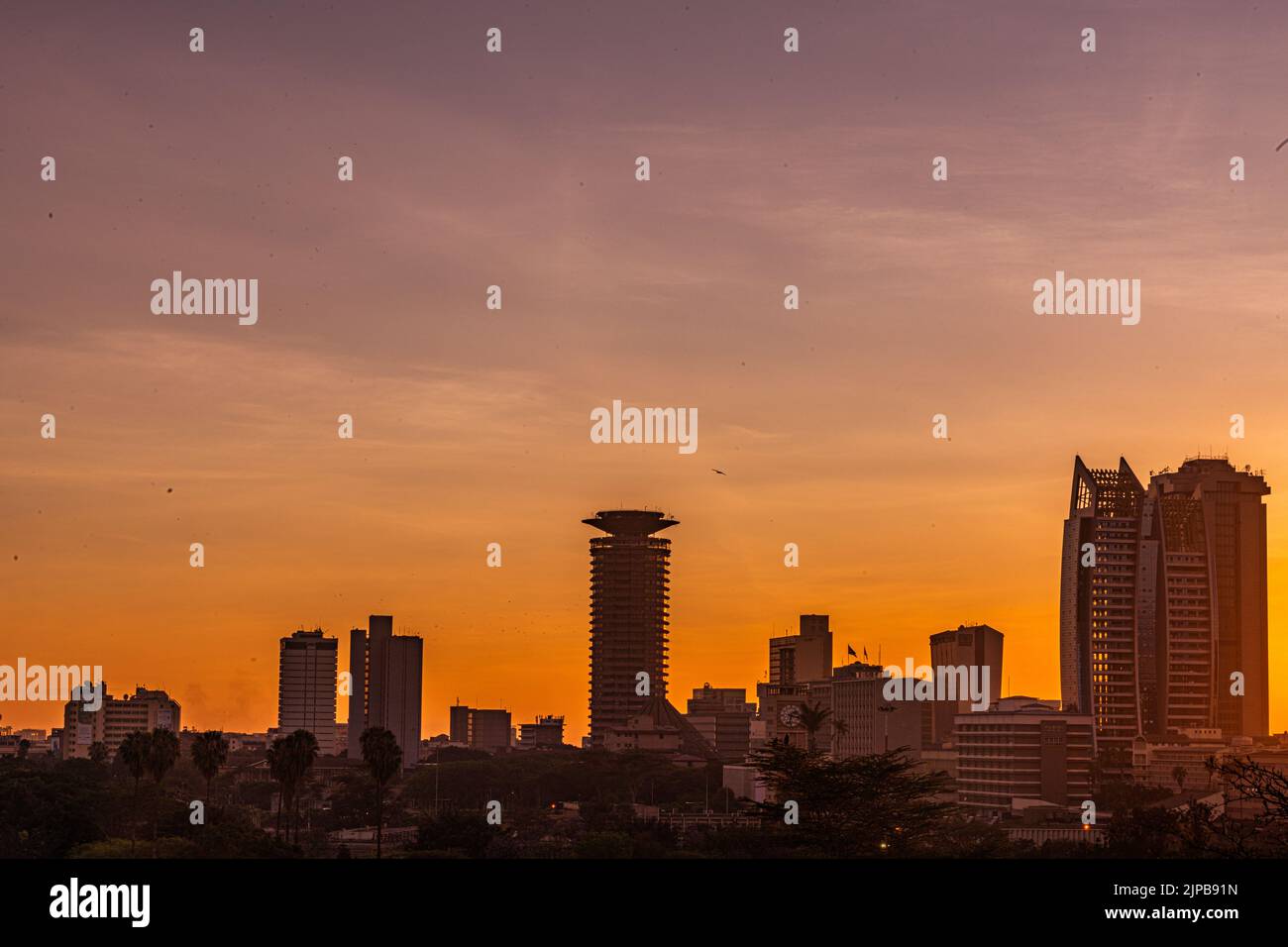 Modern Nairobi Cityscape capital city of Kenya East Africa Landscapes ...