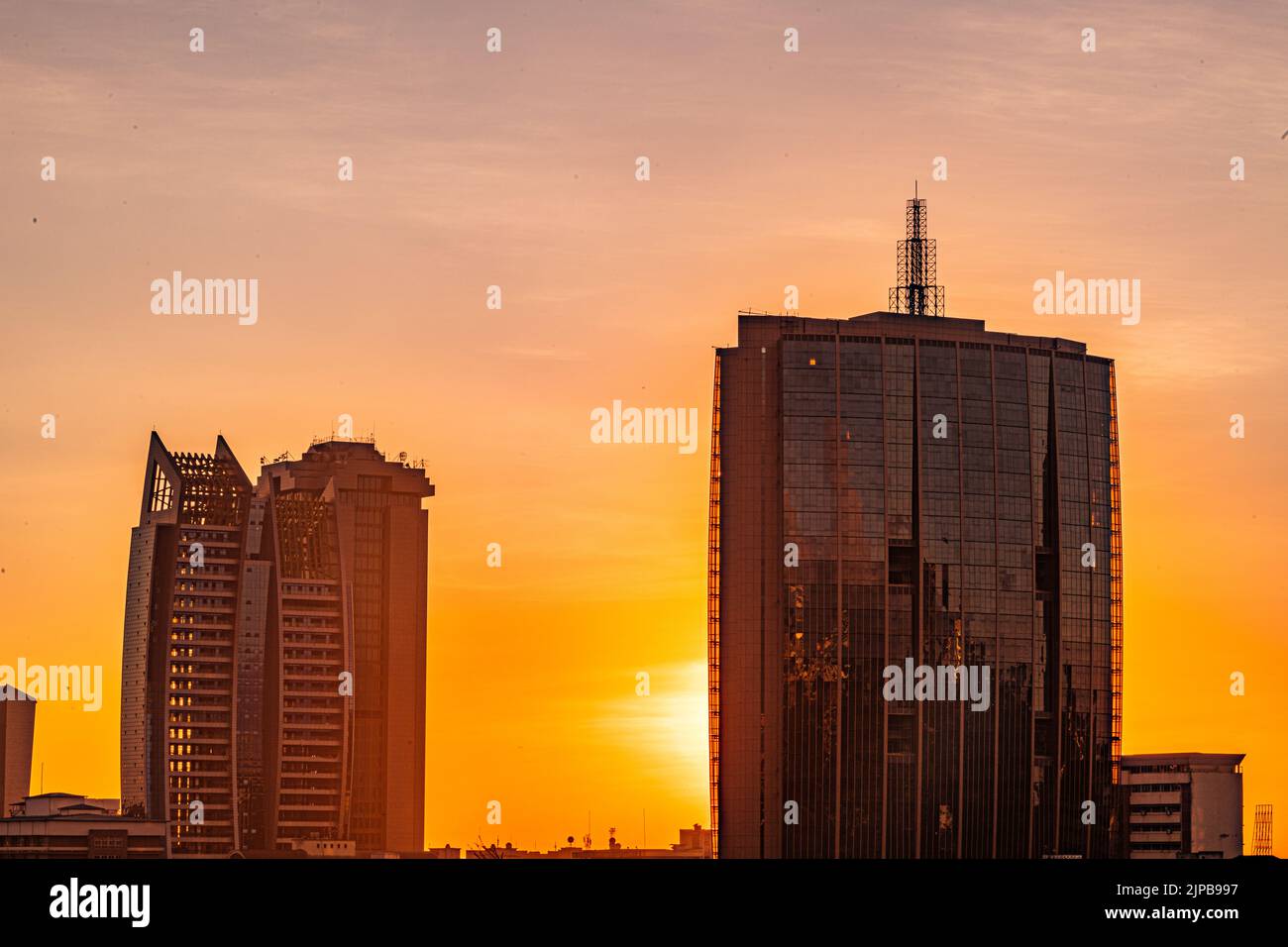 Modern Nairobi Cityscape capital city of Kenya East Africa Landscapes ...