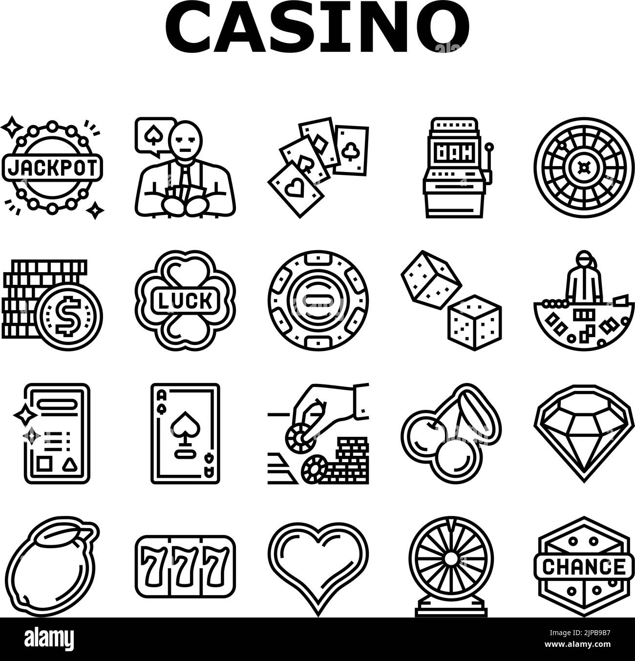 Poker card seven black diamond Stock Vector Images - Alamy