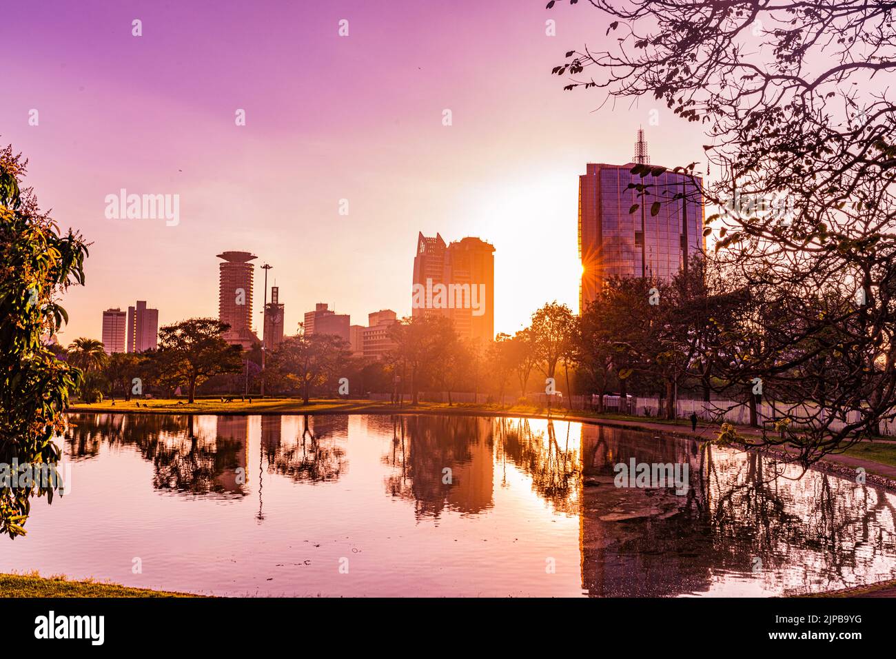 Modern Nairobi Cityscape capital city of Kenya East Africa Landscapes ...