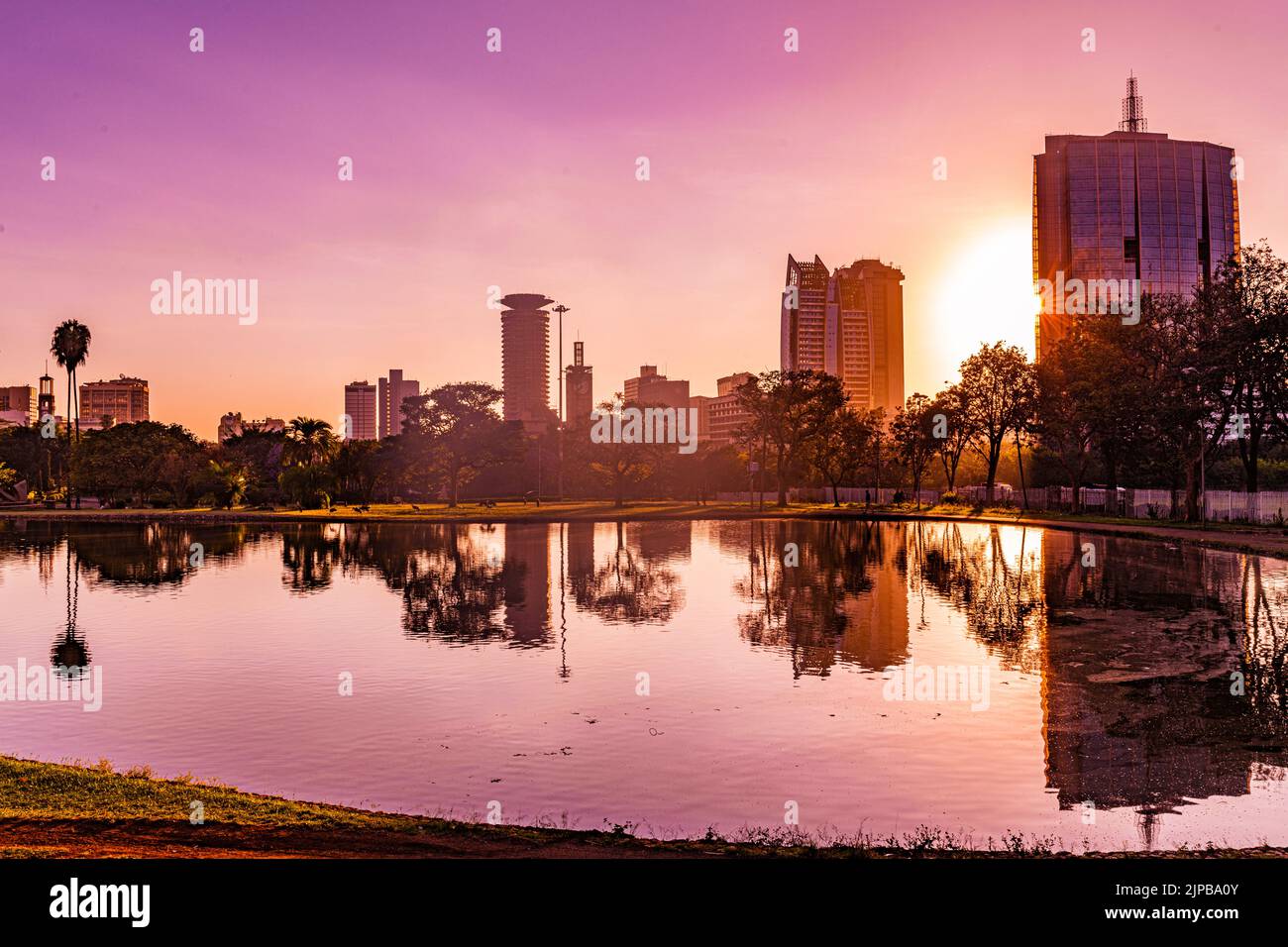 Modern Nairobi Cityscape capital city of Kenya East Africa Landscapes ...