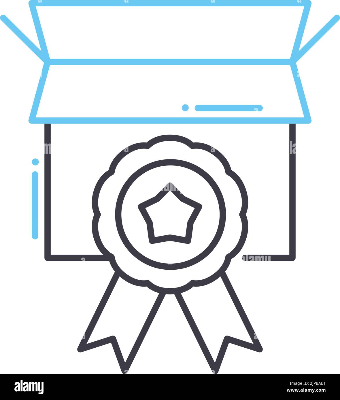 present line icon, outline symbol, vector illustration, concept sign ...