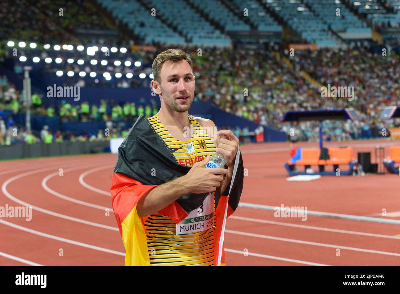 16.8.2022, Munich, Olympiastadion, European Championships Munich 2022: Athletics, Niklas Kaul ...