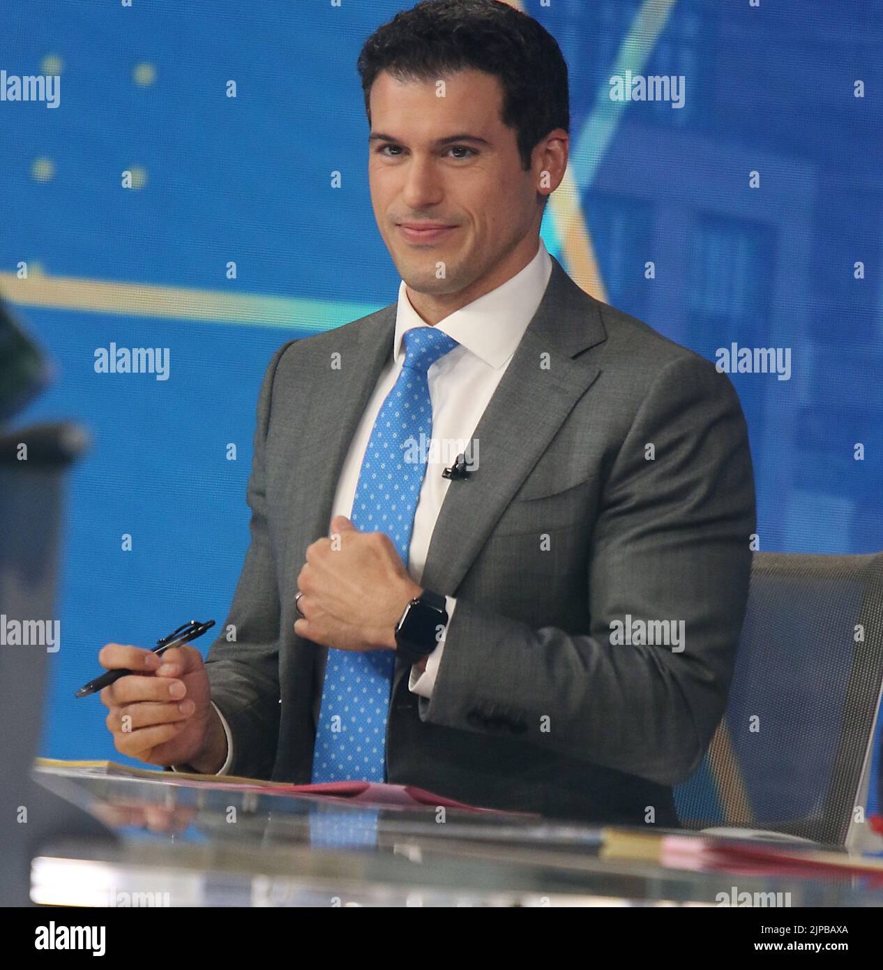 August 16, 2022 Gio Benitez on the set of Good Morning America in New ...