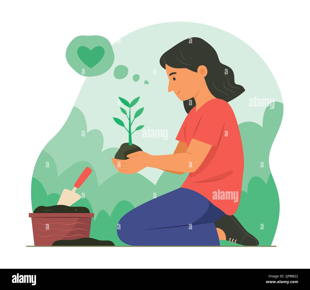 Sapling in for Stock Vector Images - Alamy