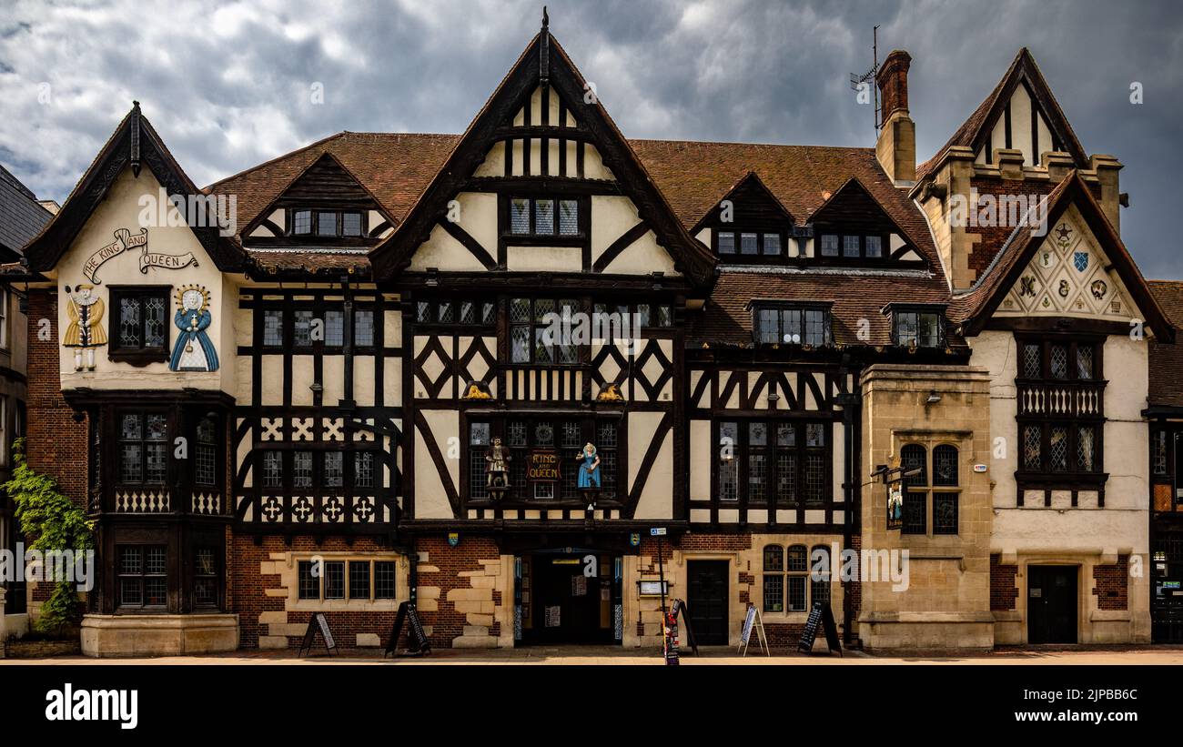 The exterior of King and Queen Pub in Brighton, UK Stock Photo - Alamy