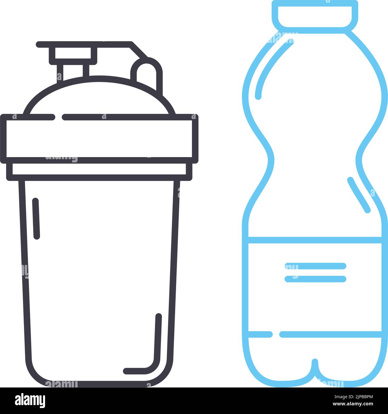 Water bottle symbol hi-res stock photography and images - Alamy