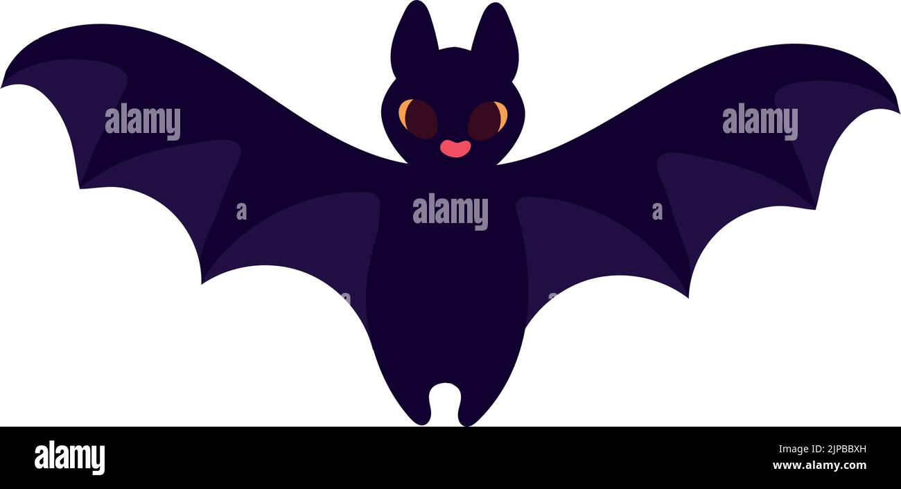 flying bat cartoon Stock Vector Image & Art - Alamy