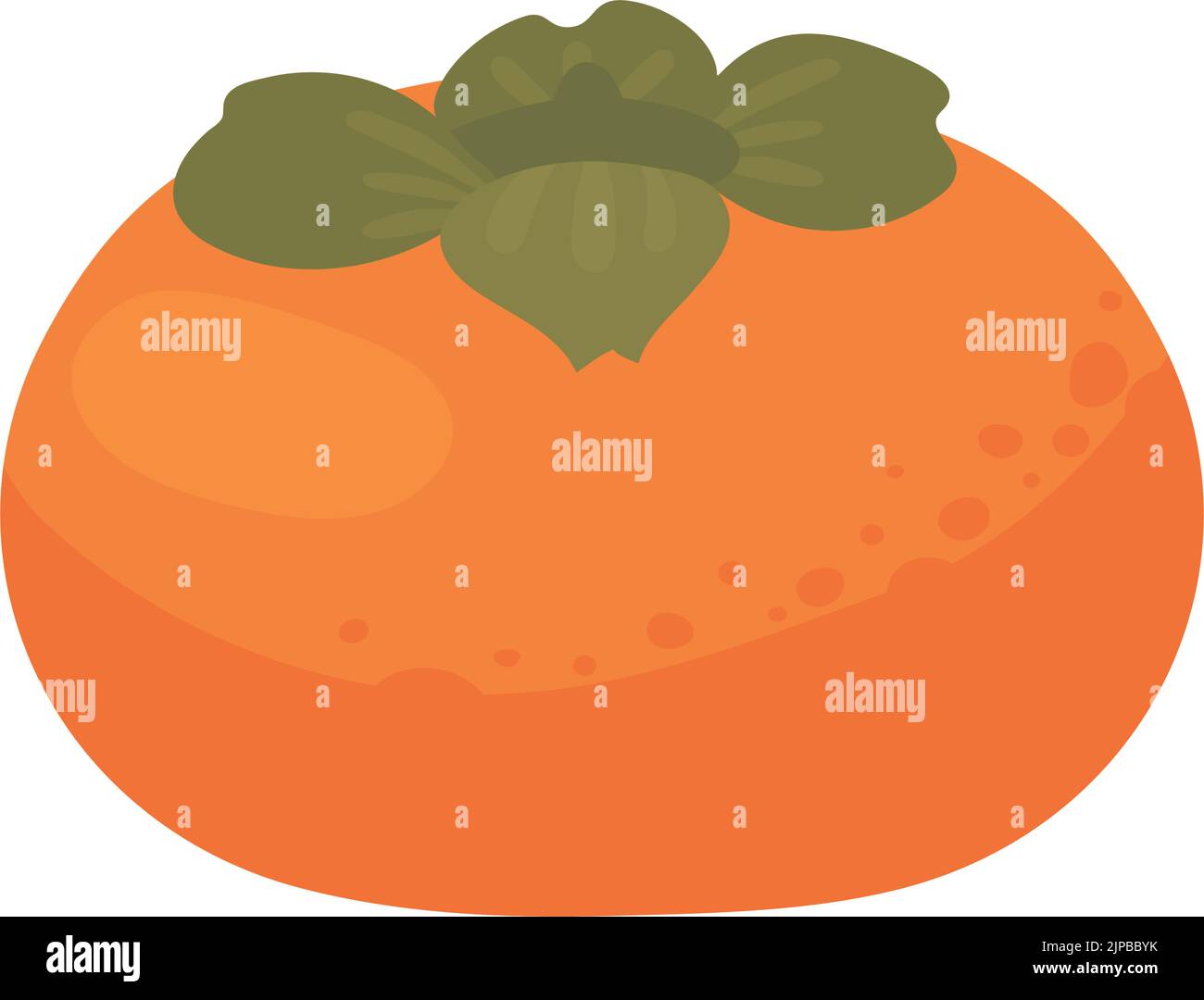 persimmon fruit icon Stock Vector Image & Art - Alamy