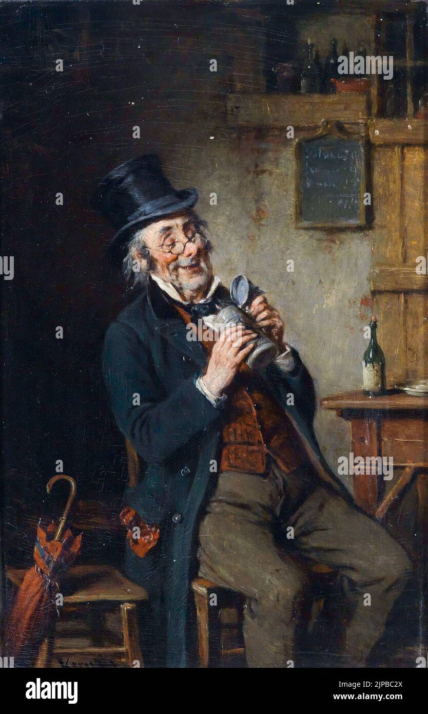 Schon wieder leer (Empty again) Painting by Hermann Armin von Kern ...