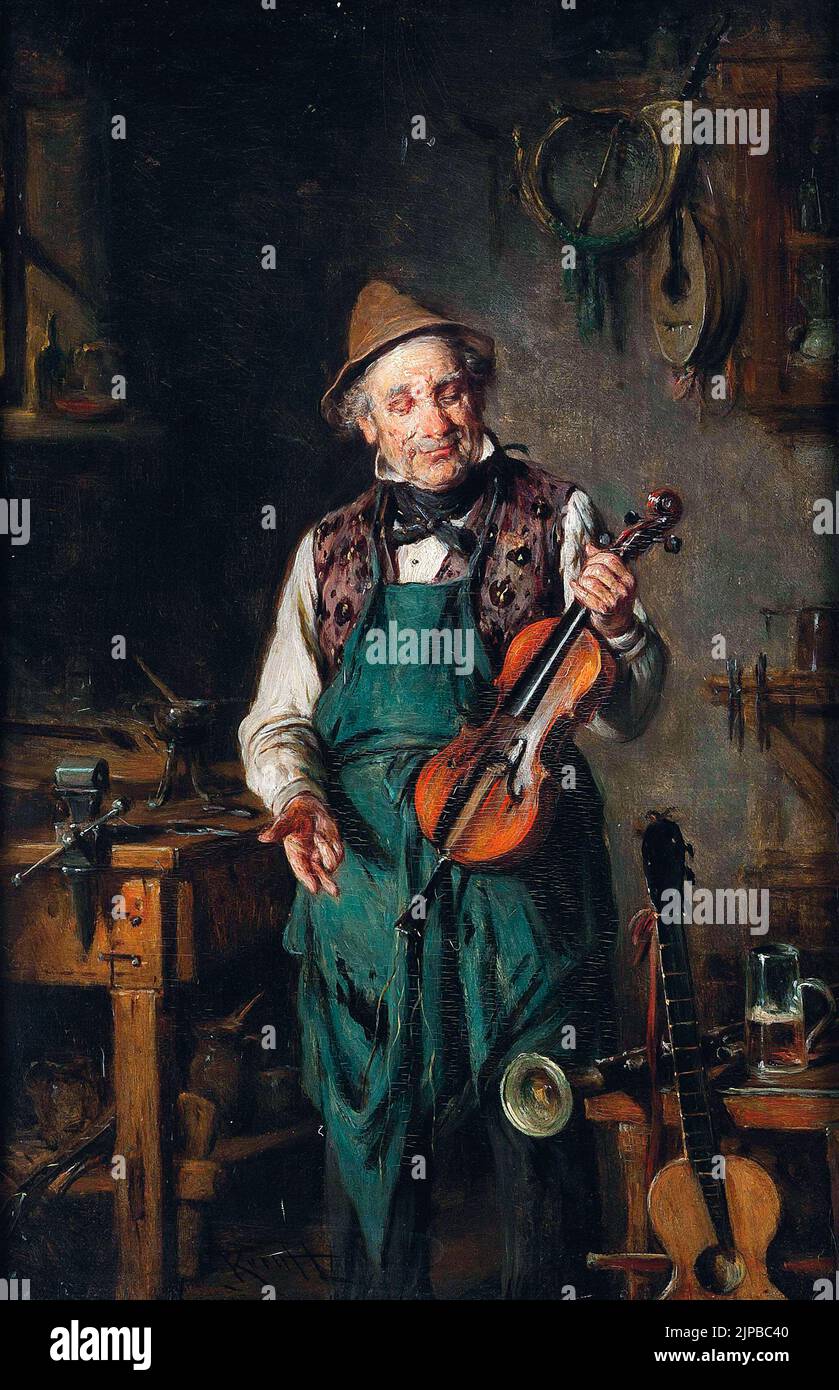 Musical instrument workshop 1800s hi-res stock photography and images ...