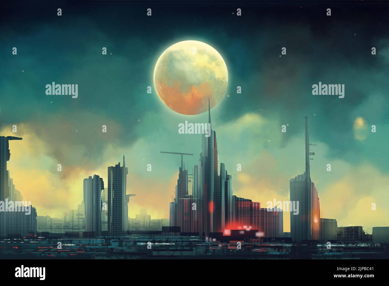 Book cover space ship hi-res stock photography and images - Alamy