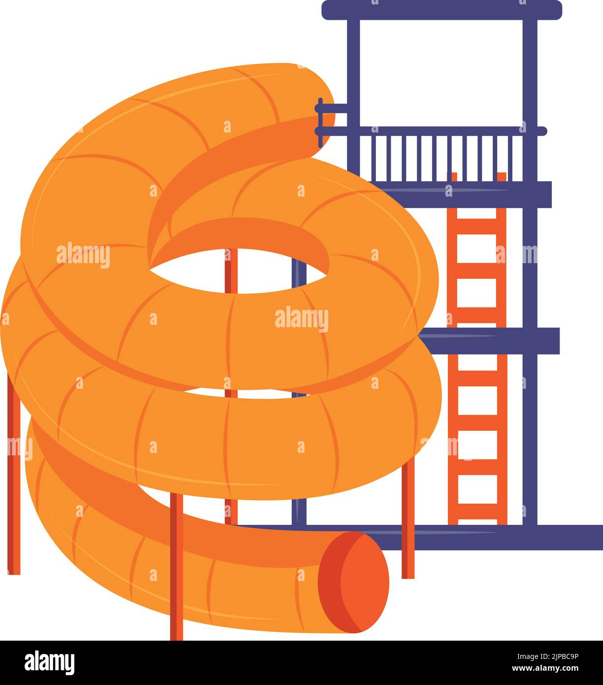 slide pipe water park Stock Vector Image & Art - Alamy