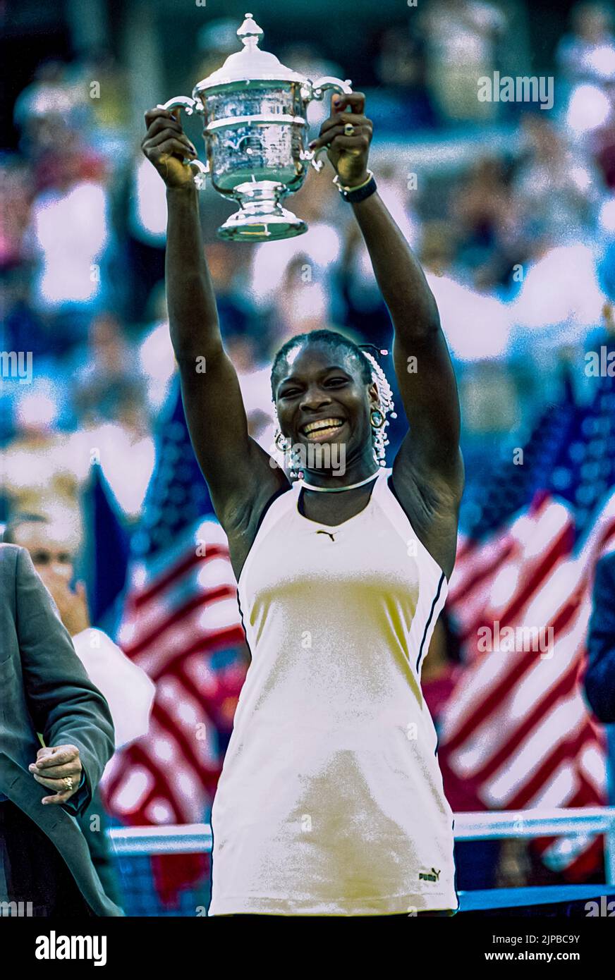 1999 us open winner serena williams hi-res stock photography and images ...