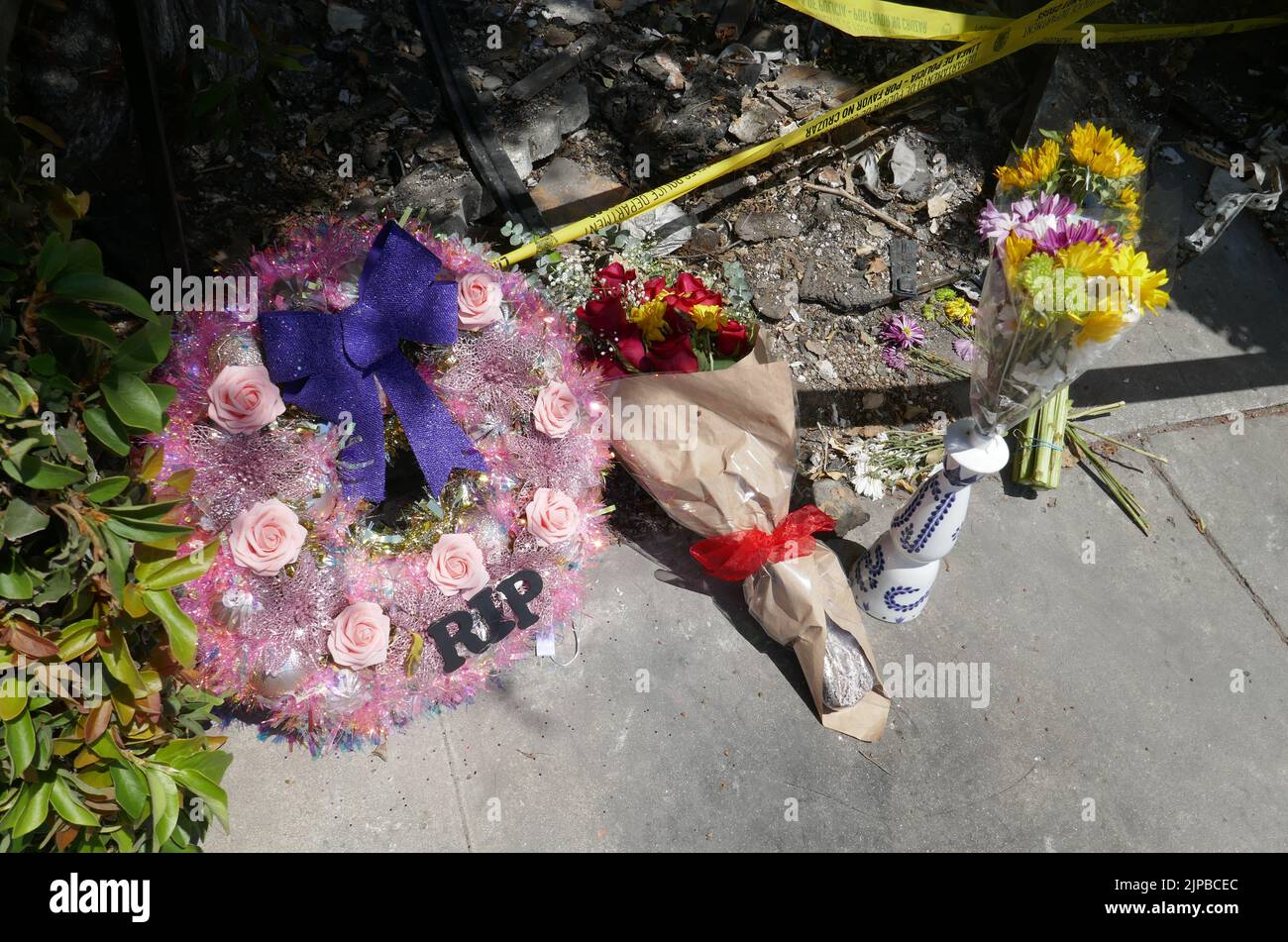 Los Angeles, California, USA 16th August 2022 Actress Anne Heche Car ...