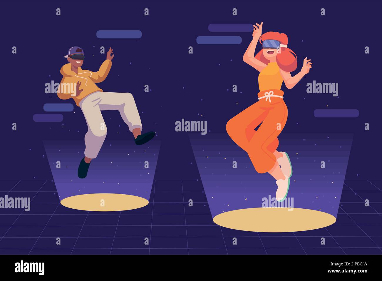 Metaverse interaction Stock Vector Images - Alamy