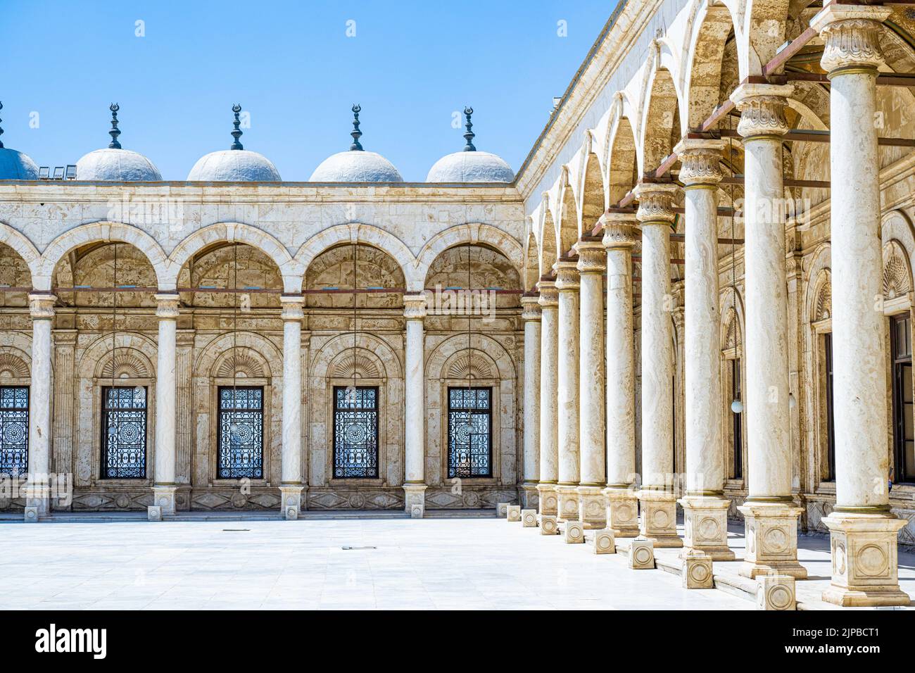 Inside the Muhammad Ali Mosque, build of limestone Citadel of Saladin ...