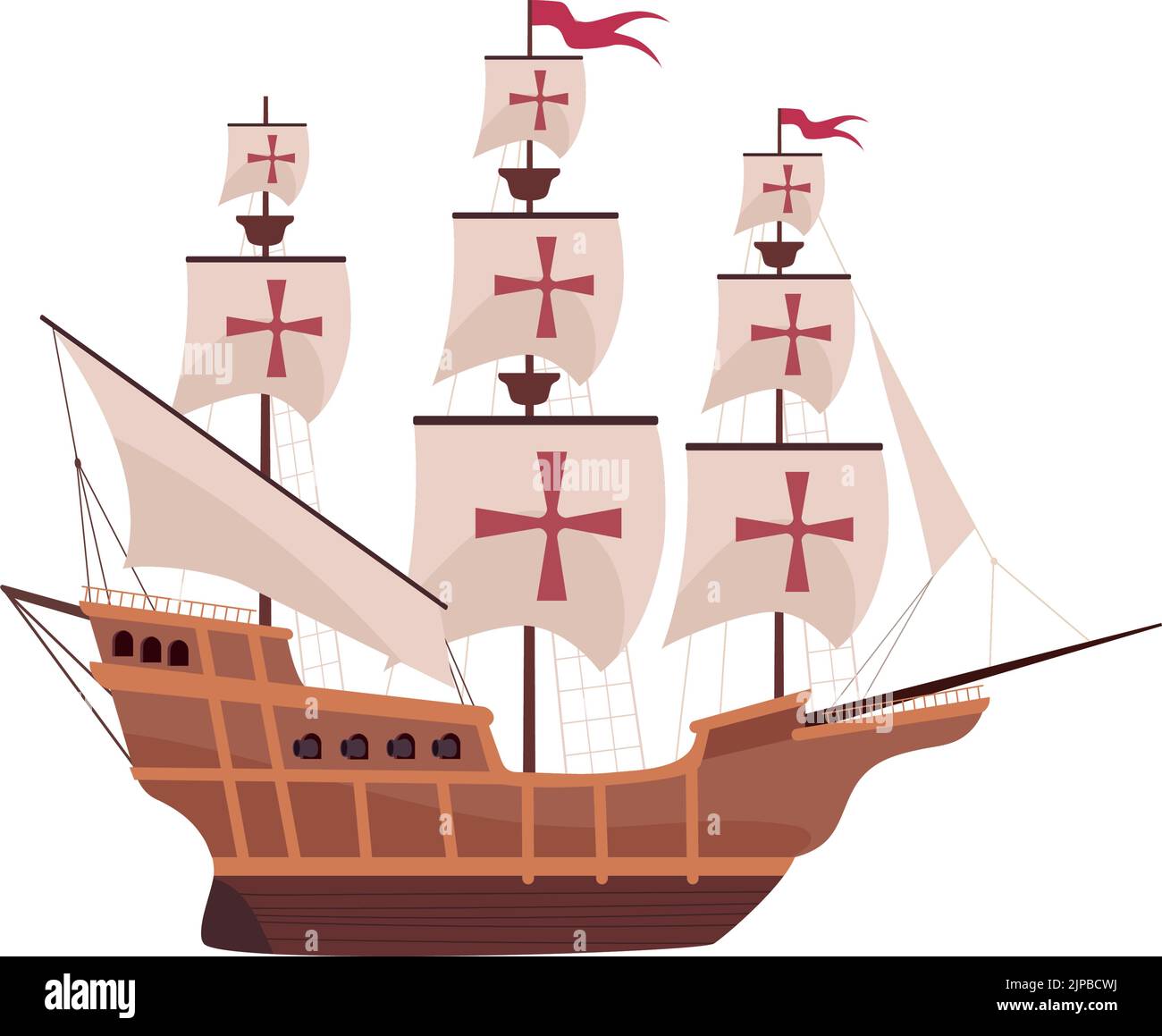 Caravel design Cut Out Stock Images & Pictures - Alamy