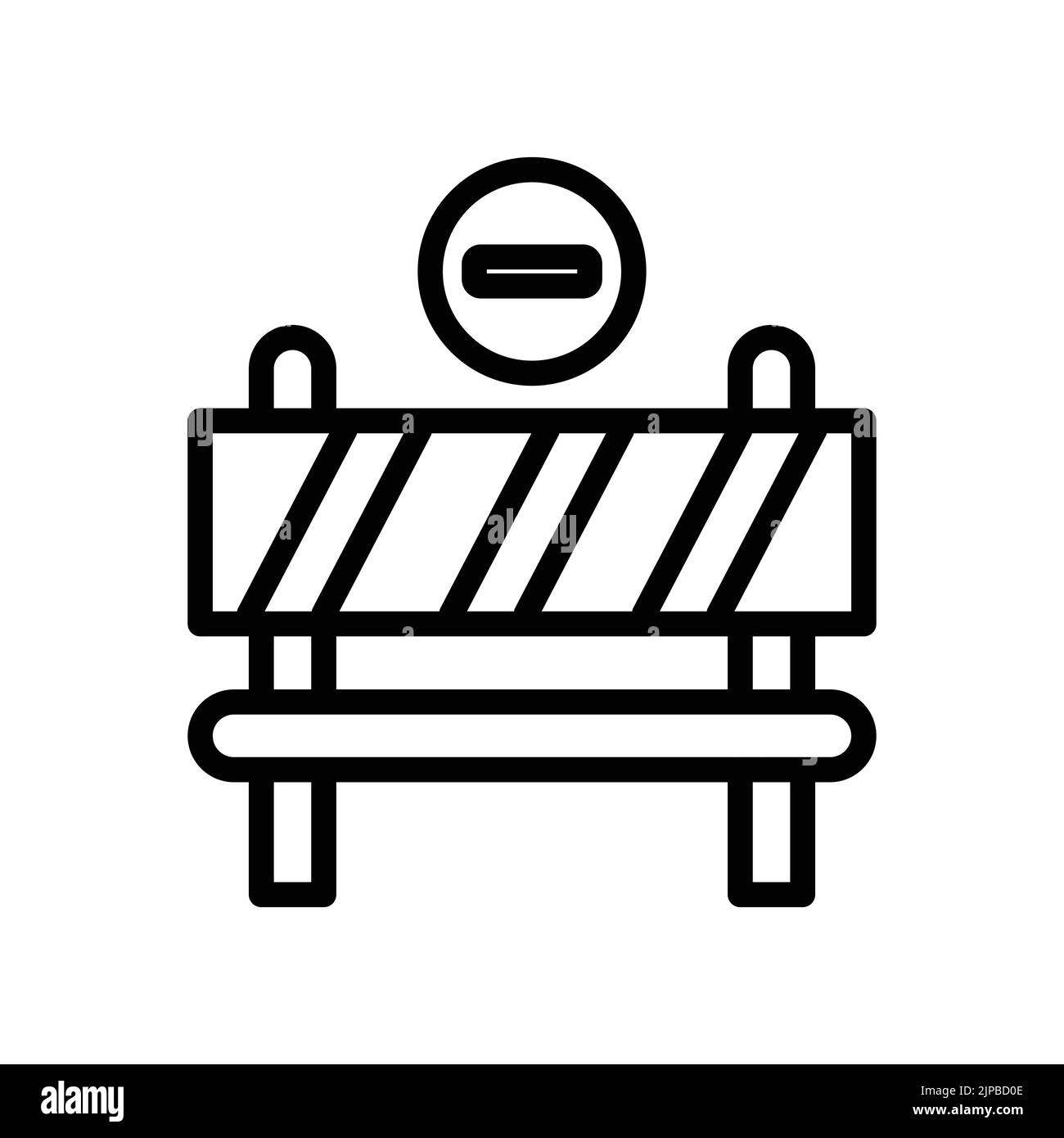 Barricade logo Stock Vector Images - Alamy