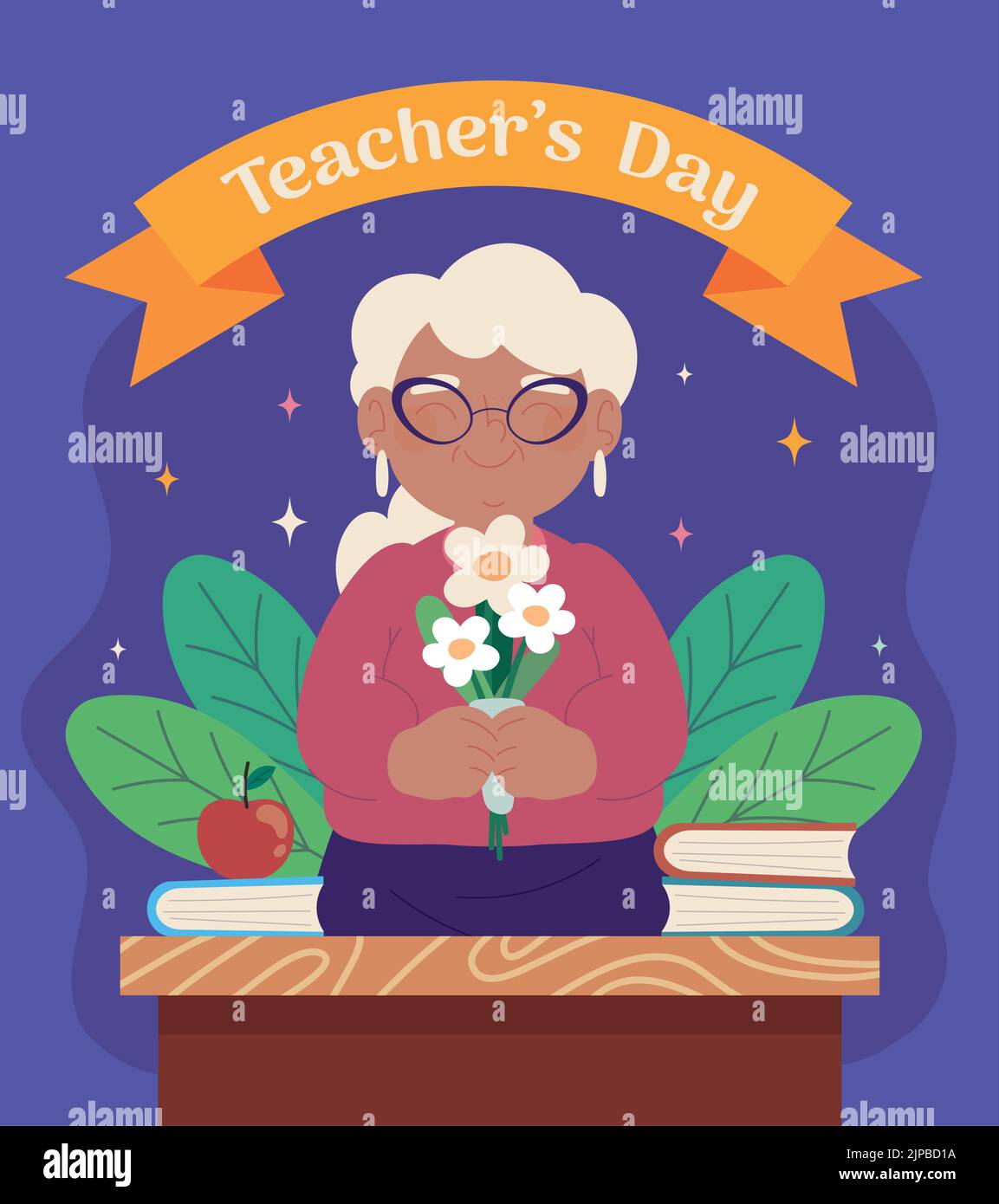 teachers day celebration Stock Vector Image & Art - Alamy