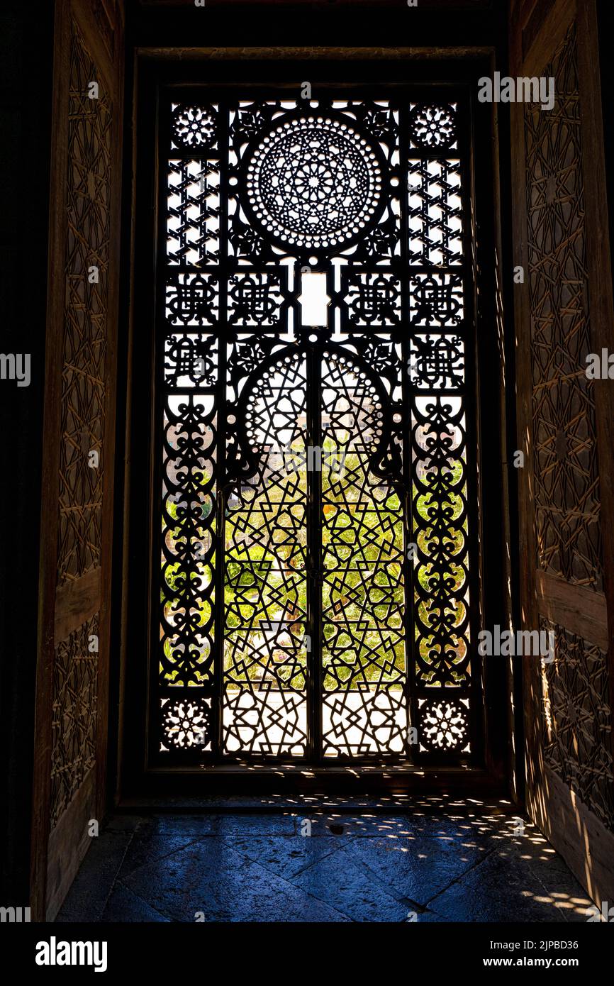 Inside Mosque-Madrasa of Sultan Hassan in Cairo, Egypt. (Photo by DPPA ...