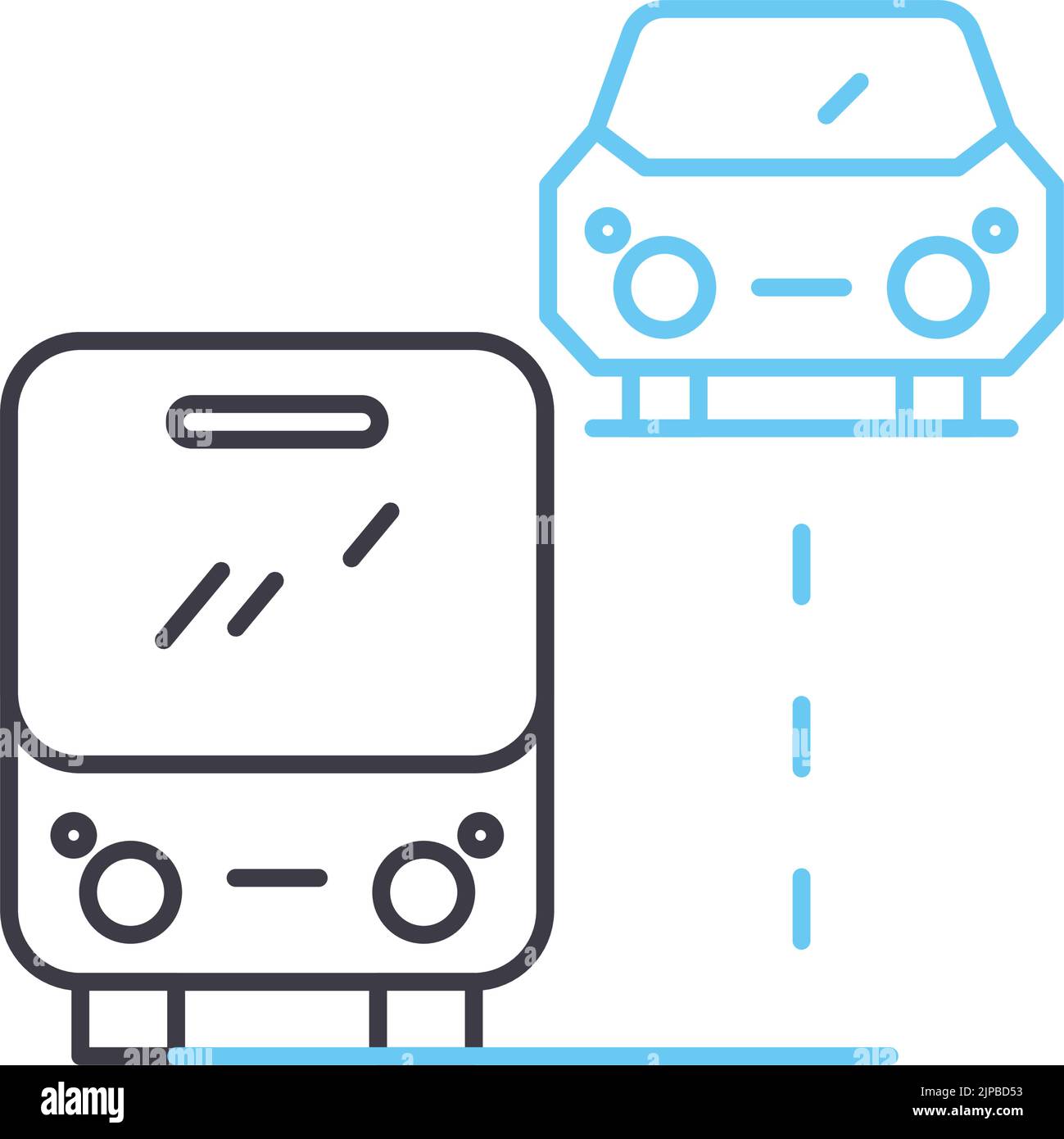 Bus public taxi arrow Cut Out Stock Images & Pictures - Alamy