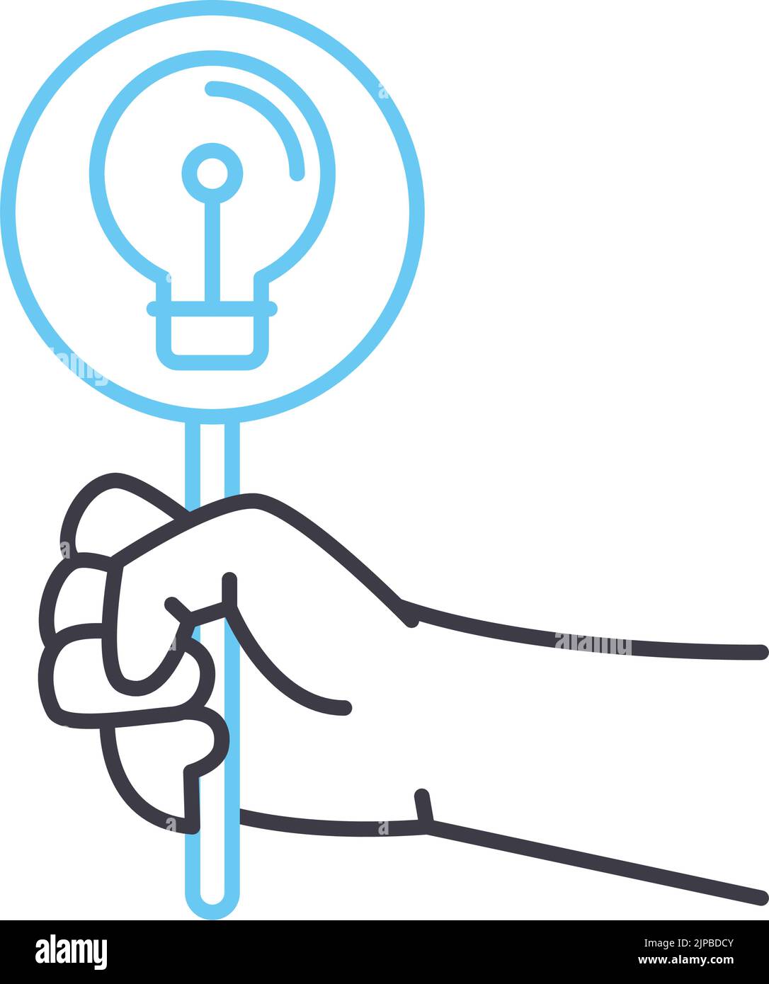 solutions line icon, outline symbol, vector illustration, concept sign ...