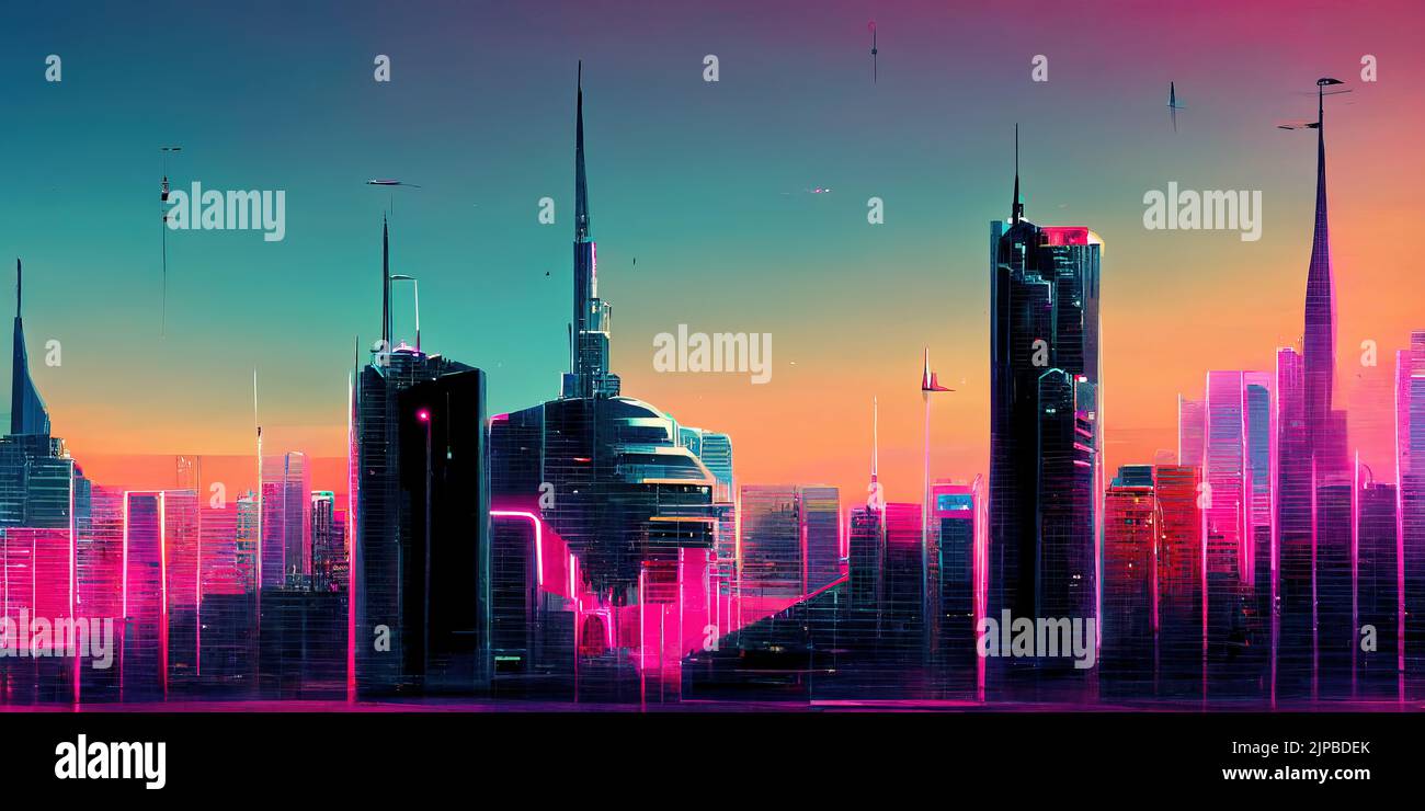 NFT virtual real estate, illustration Stock Photo - Alamy