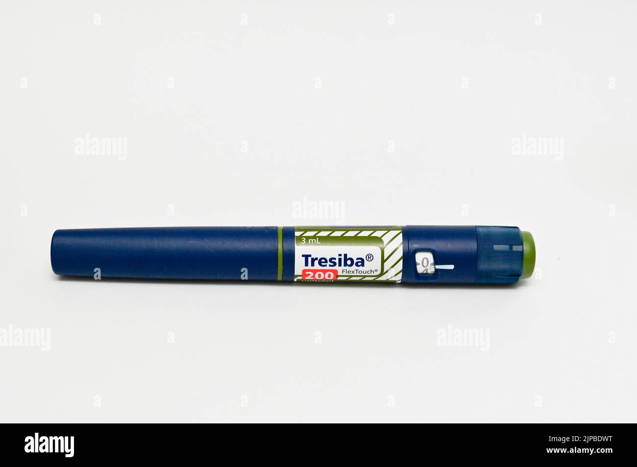 Tresiba insulin medication Stock Photo - Alamy