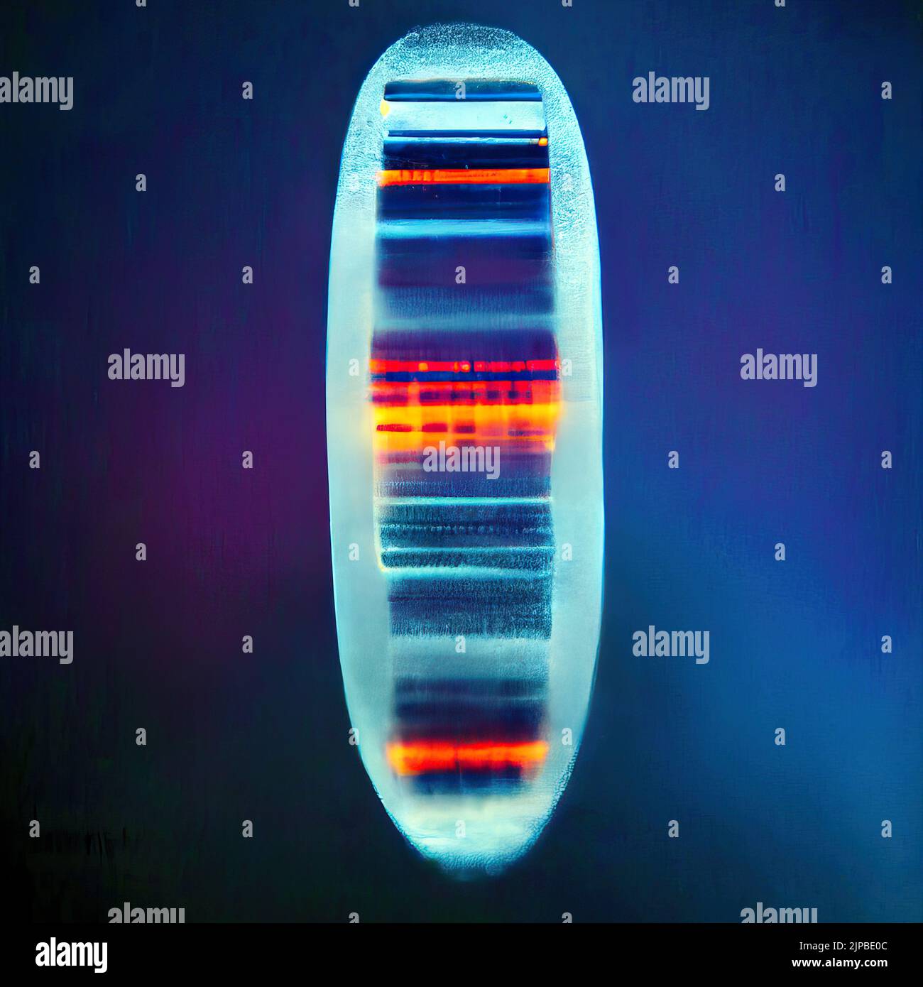 DNA profiling and genetic fingerprinting, illustration Stock Photo - Alamy
