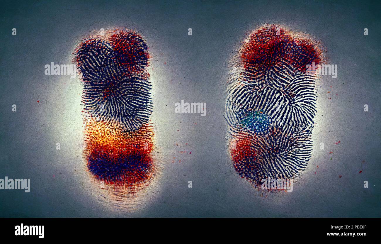 DNA profiling and genetic fingerprinting, illustration Stock Photo - Alamy