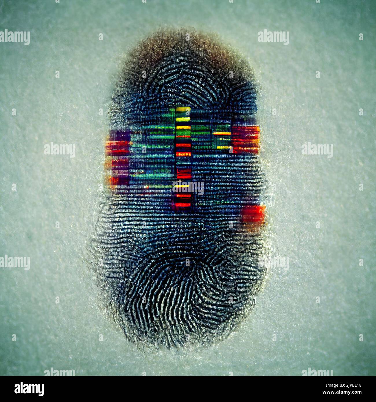 DNA profiling and genetic fingerprinting, illustration Stock Photo - Alamy